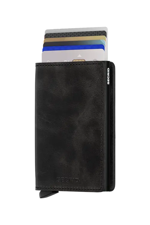 SECRID Slimwallet Vintage - Black