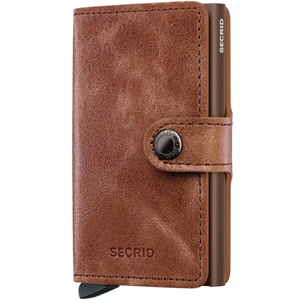 SECRID Miniwallet Vintage - Cognac