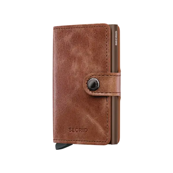 SECRID Miniwallet Vintage - Cognac