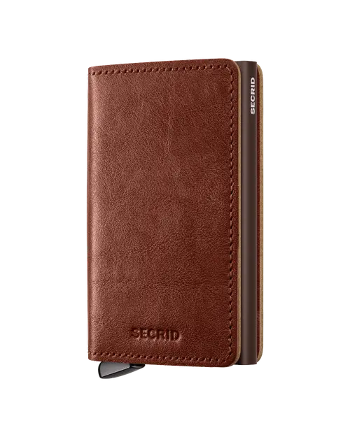 SECRID Premium Slimwallet+ Basco - Whiskey