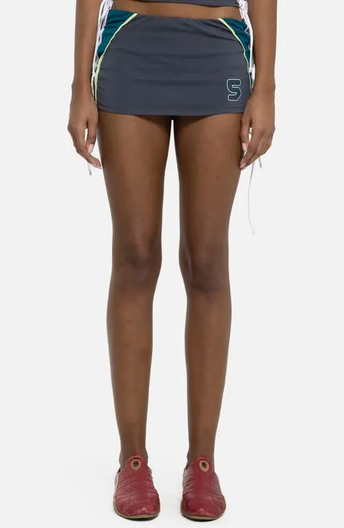JADED LONDON Sporty Lace-up Skort - Grey