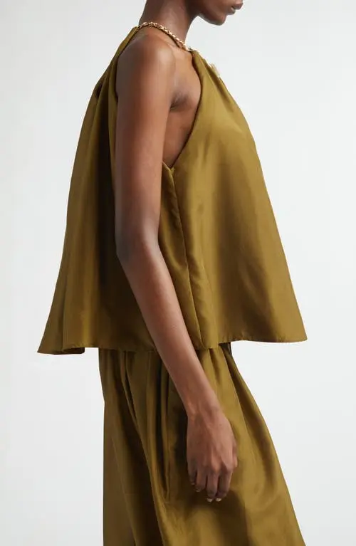 Zimmermann Mahon Silk Habutae Halter Top
