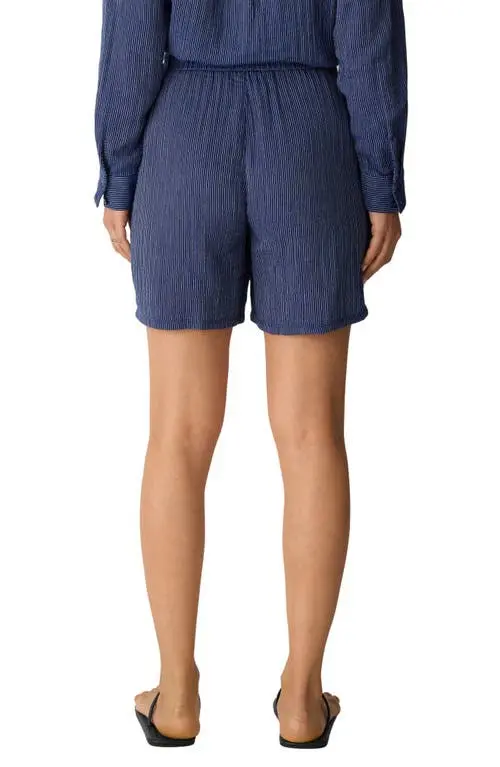 Eileen Fisher Organic Cotton Gauze Drawstring Shorts