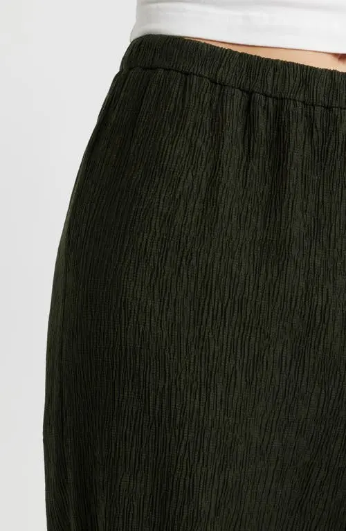 Eileen Fisher Wide Leg Ankle Pants - Seaweed