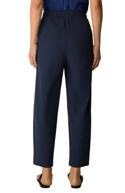 Eileen Fisher Ankle Lantern Pants In Organic Cotton Gauze