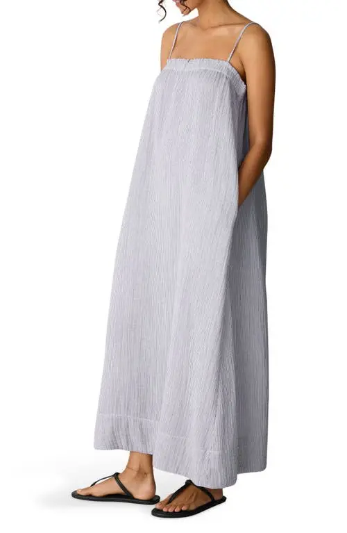 Eileen Fisher Organic Cotton Gauze Maxi Dress - Hazelwood