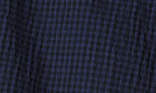 Eileen Fisher Check Stretch Cotton Jacket