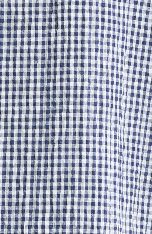 Eileen Fisher Check Stretch Cotton Jacket