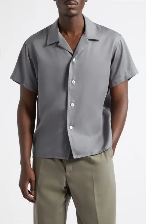 SECOND / LAYER Avenue Camp Shirt - Gray