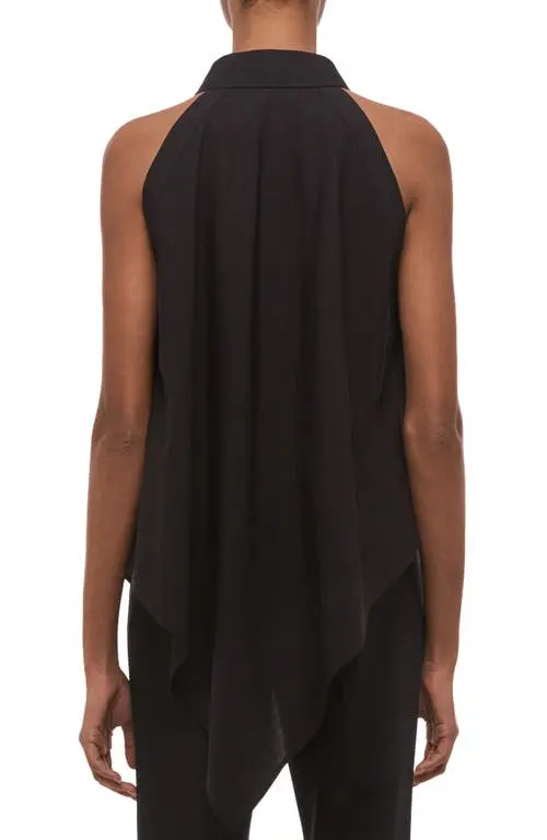 Helmut Lang Sleeveless Cotton Shirt - Black