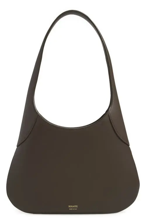 Khaite Small Joan Leather Hobo Bag - Elephant