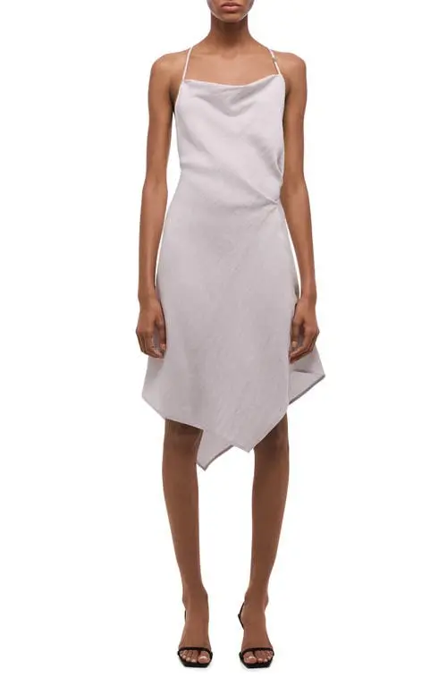 Helmut Lang Scarf Hem Knot Slipdress