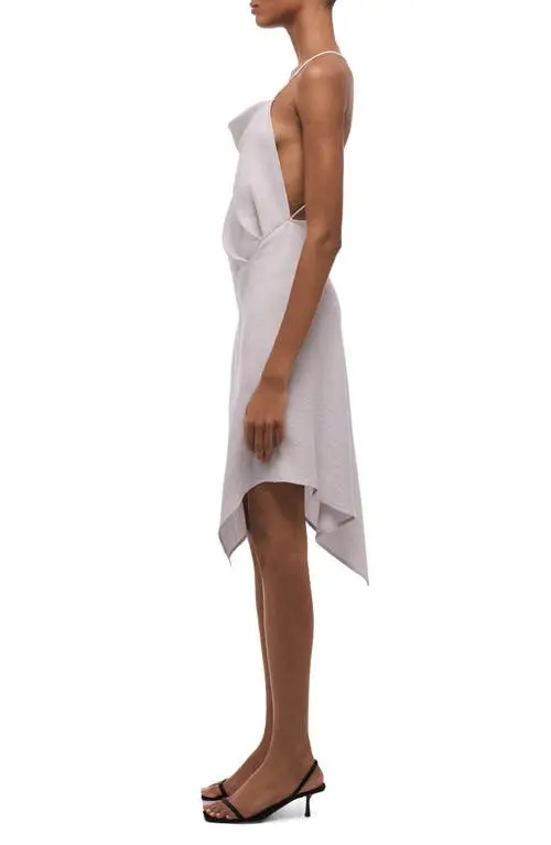 Helmut Lang Scarf Hem Knot Slipdress