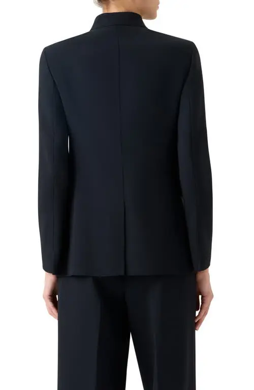 Akris Kev" Wool Blend Jacket With Stand Collar