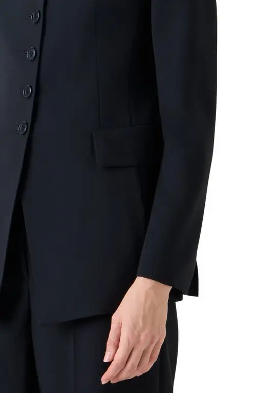 Akris Kev" Wool Blend Jacket With Stand Collar