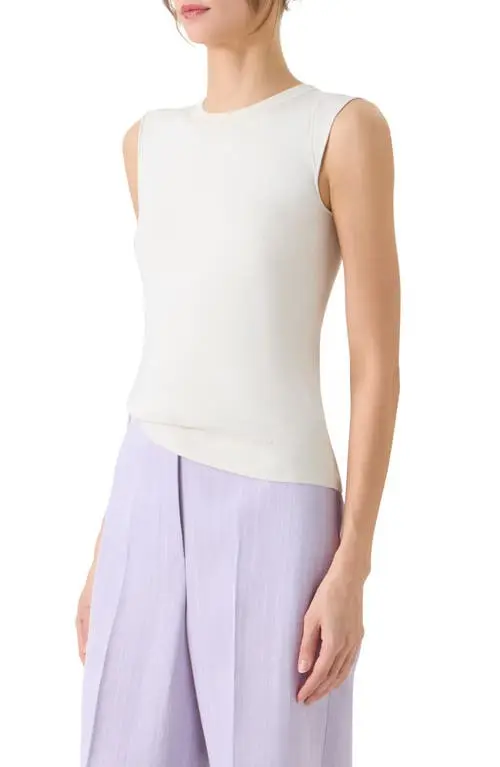 Akris Sleeveless Silk Sweater