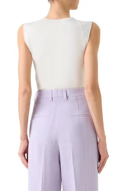 Akris Sleeveless Silk Sweater