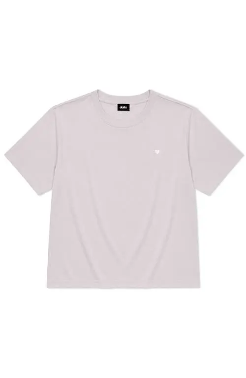 DALIX Lil Heart Relaxed Midweight Jersey Tee - Orchid