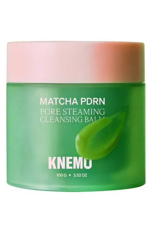 KNEMO Matcha Pdrn Pore Steaming Cleansing Balm - Green