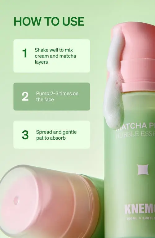 KNEMO Matcha Pdrn Bubble Serum