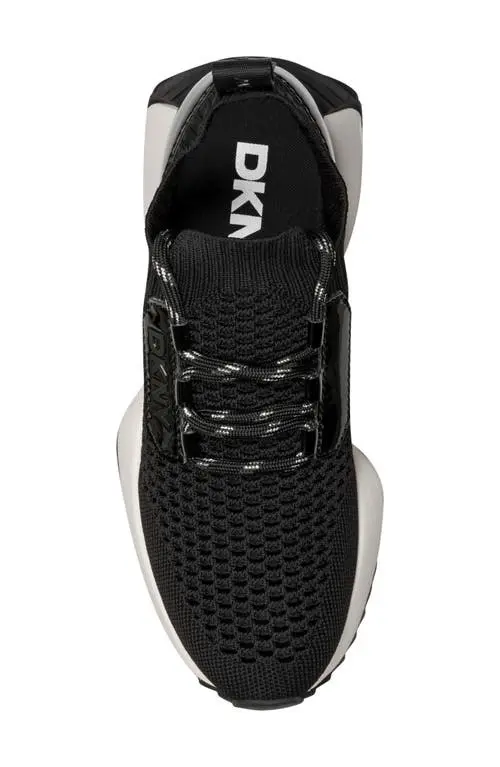 Dkny Nantes Lace-up Platform Sneakers - Black