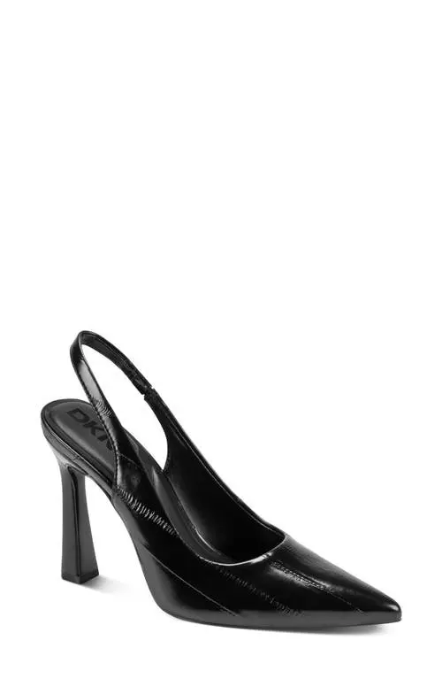 Dkny Caytina Slingback Pointed Toe Pump - Black