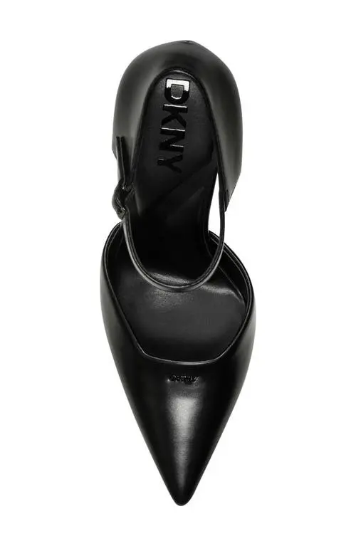 Dkny Catcher Ankle Strap Pointed Toe Pump