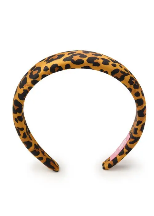 OLAH Leopard Silk Headband