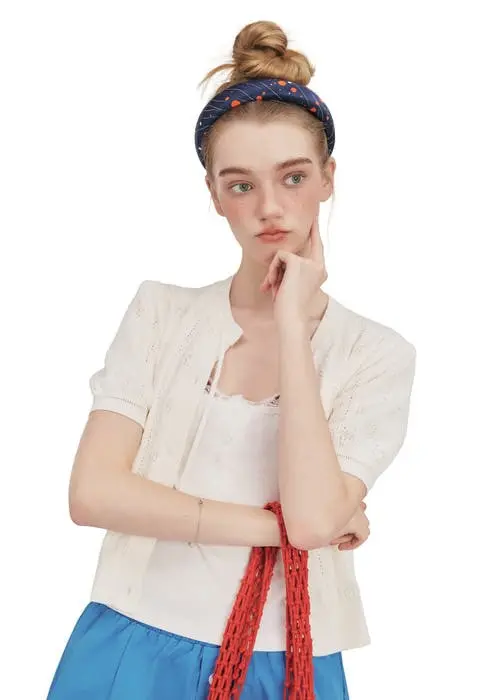 OLAH Celestia Dots Silk Headband