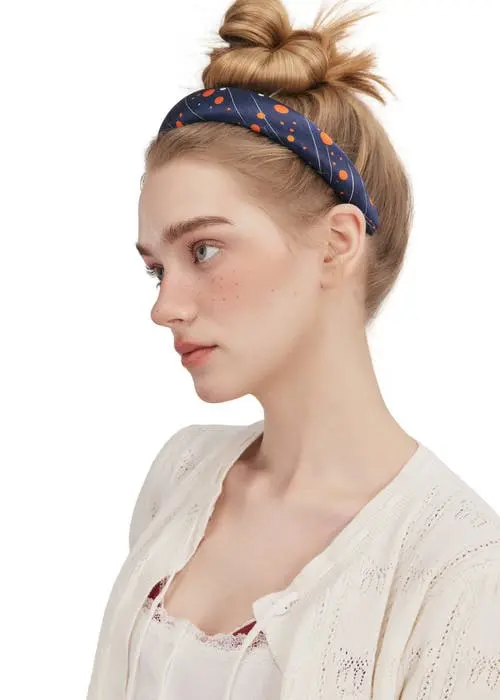 OLAH Celestia Dots Silk Headband