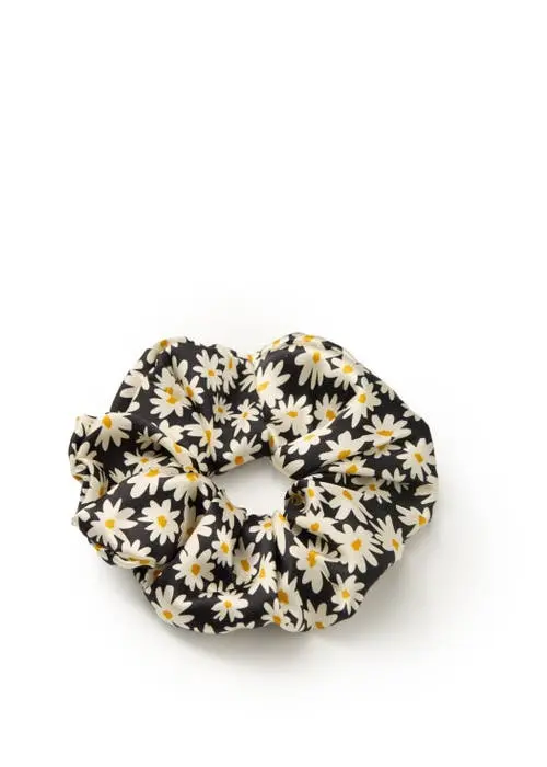 OLAH Daisy Silk Scrunchie