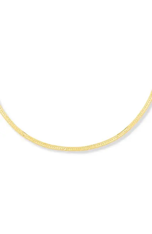Bony Levy 14k Gold 1mm Herringbone Chain Bracelet