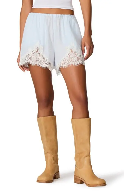 Steve Madden Daisee Lace Shorts - Blue Ice