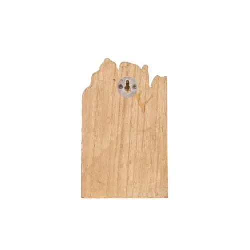 FORESIDE HOME AND GARDEN Rustic Wall Hook Natural Wood & Metal
