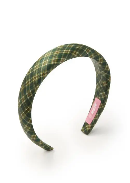 OLAH Grevelyn Silk Headband - Green
