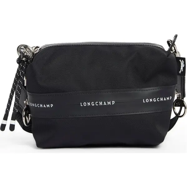 Longchamp Extra Small Le Pliage Energy Canvas Crossbody Bag - Black