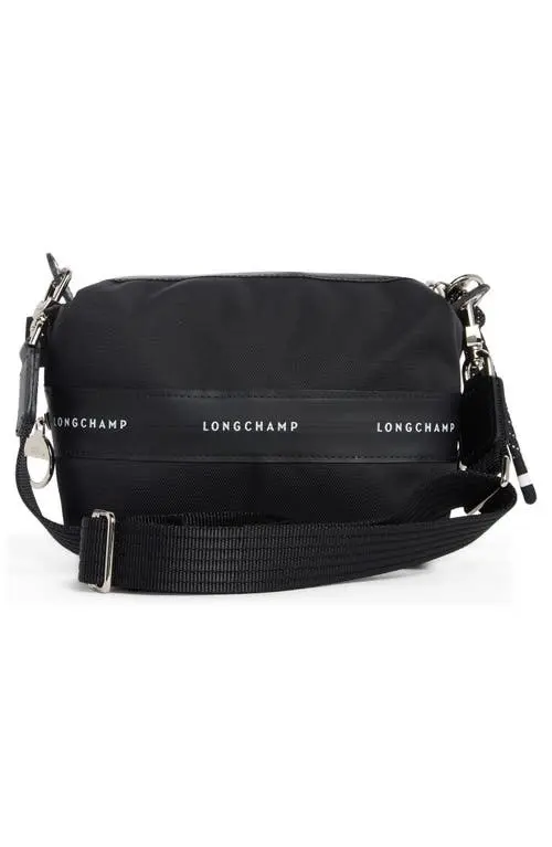 Longchamp Le Pliage Energy Canvas Crossbody Bag - Black