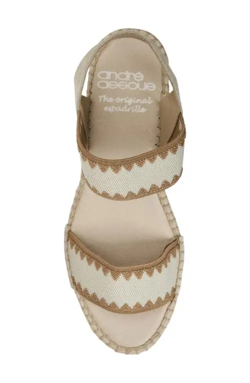 Andre Assous Ava Ankle Strap Espadrille Wedge