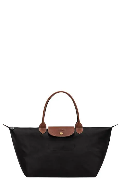 Longchamp Le Pliage Original Nylon Top Handle Bag - Black