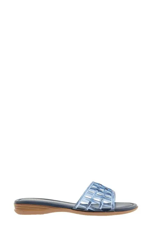 Andre Assous Nabil Jelly Slide Sandal - Navy