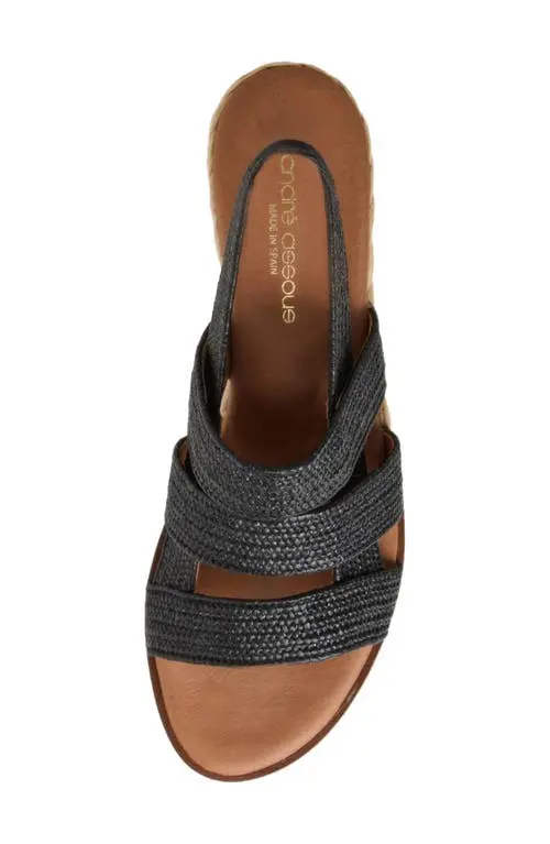 Andre Assous Woven Wedge Sandal