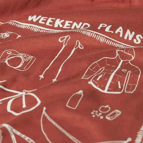 COALATREE Weekend Plans Organic Cotton Short Sleeve T-shirt