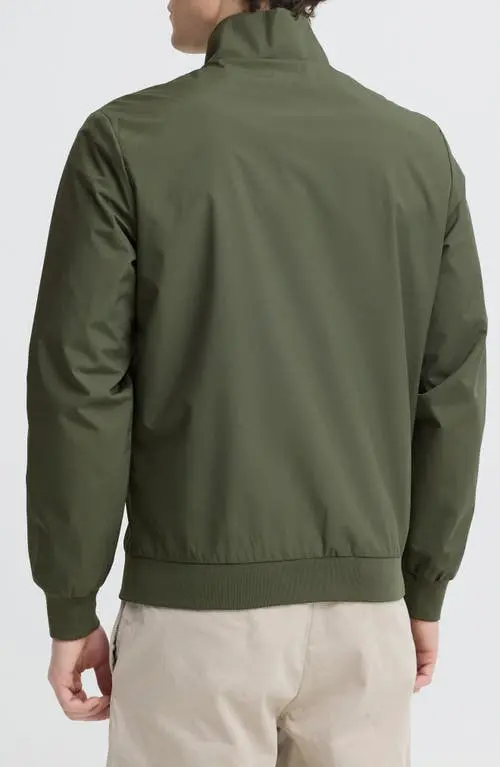 CASUAL FRIDAY Lightweight Zip-up Windbreaker Jacket With Rib-knit Trims