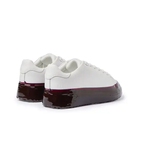 MALLET Grftr Dip Low-top Trainers - White/red