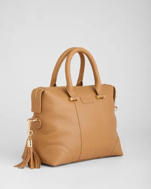 POM POM LONDON Greenwich Bag - Maple
