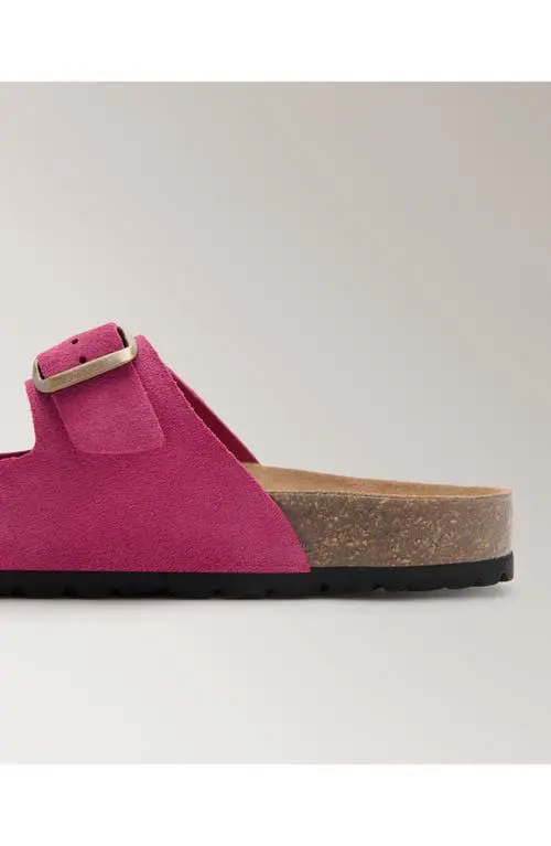 Mango Double Buckle Slide Sandals