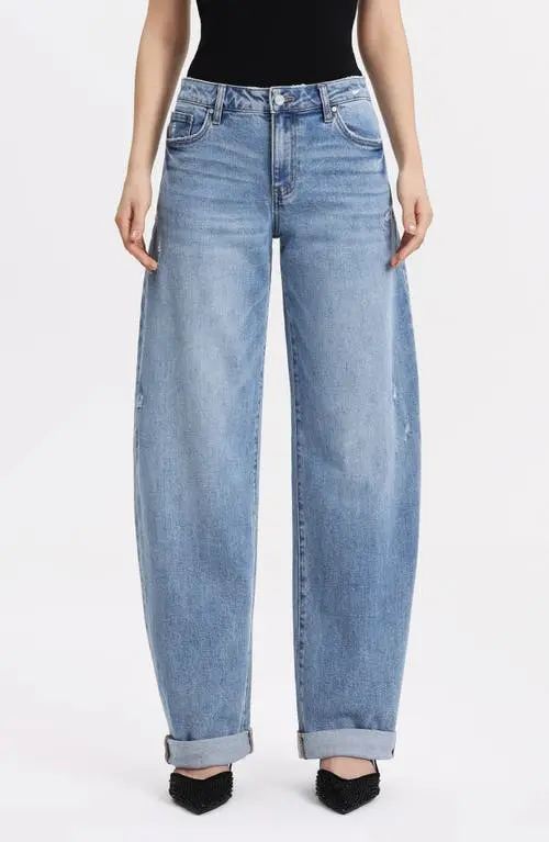 BAYEAS Low Rise Barrel Jeans - Cipher