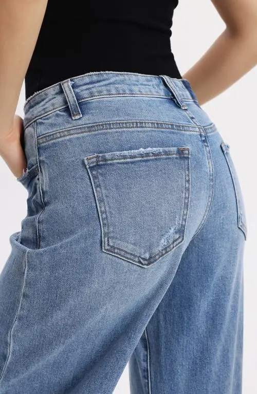 BAYEAS Low Rise Barrel Jeans