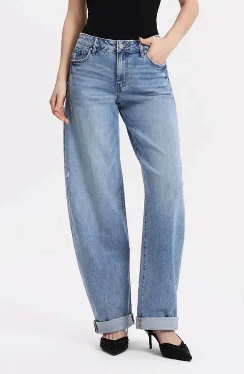 BAYEAS Low Rise Barrel Jeans