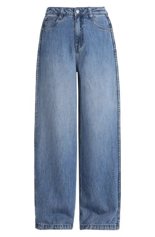 BAYEAS Paneled High Waist Wide Leg Jeans